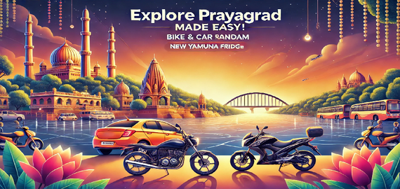 Explore Allahabad (Prayagraj) Effortlessly with Motoshare’s Bike and Car Rentals - Kerala Orbit